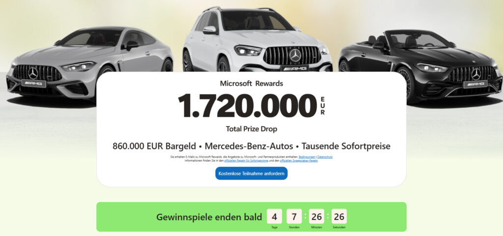 Microsoft Rewards: Punkte sammeln & Preise gewinnen 2026