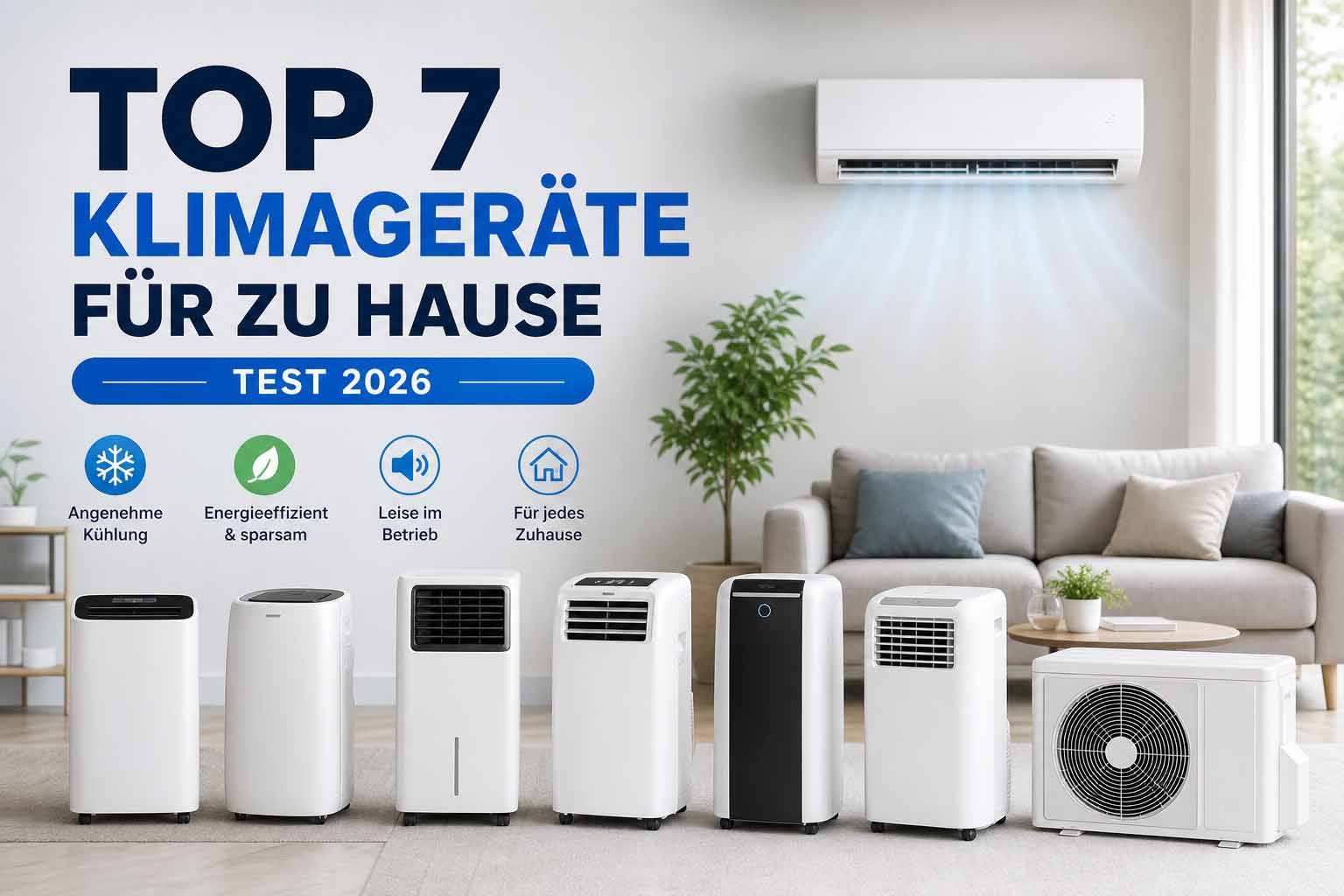 Top 7 Klimageräte für zu Hause - Test 2026